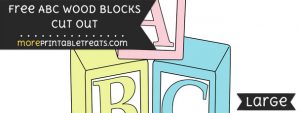 Abc Wood Blocks Cut Out – Large