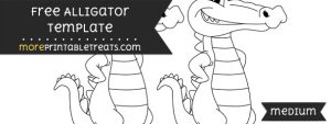 Alligator Template – Medium