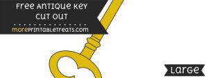 Antique Key Cut Out – Large