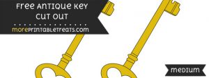 Antique Key Cut Out – Medium