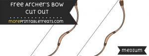 Archers Bow Cut Out – Medium