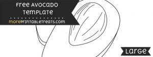 Avocado Template – Large