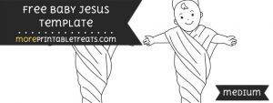 Baby Jesus Template – Medium