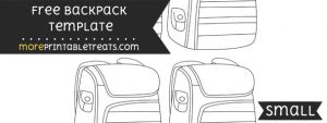 Backpack Template – Small