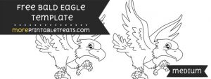 Bald Eagle Template – Medium