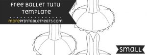 Ballet Tutu Template – Small