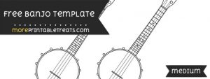Banjo Template – Medium