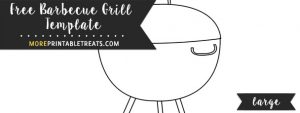 Barbecue Grill Template – Large