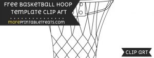 Basketball Hoop Template – Clipart