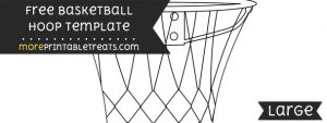 Basketball Hoop Template – Large