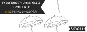 Beach Umbrella Template – Small