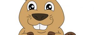 Beaver Cut Out – Large