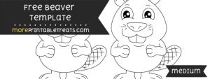Beaver Template – Medium