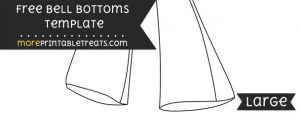 Bell Bottoms Template – Large