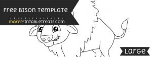 Bison Template – Large