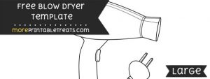 Blow Dryer Template – Large