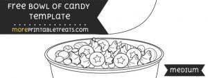 Bowl Of Candy Template – Medium