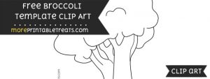 Broccoli Template – Clipart
