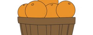 Bushel Of Oranges Cut Out – Large
