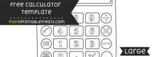 Calculator Template – Large
