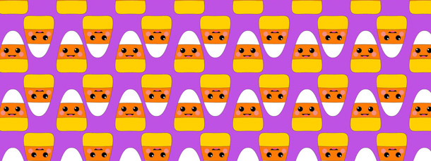 Candy Corn Scrapbook Paper