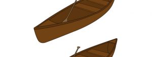 Canoe Cut Out – Medium