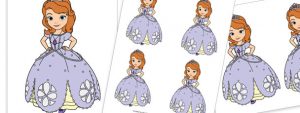 Cartoon Sofia with Hands on Hips Cut Outs