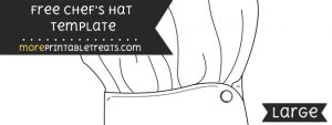 Chefs Hat Template – Large