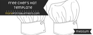 Chefs Hat Template – Medium