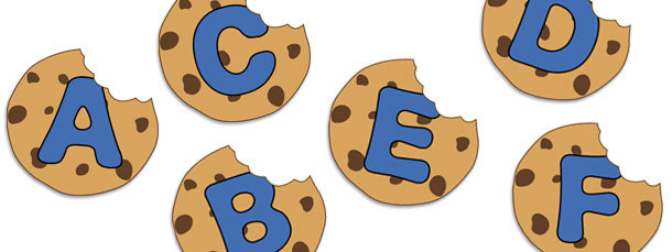Printable Chocolate Chip Cookie Alphabet