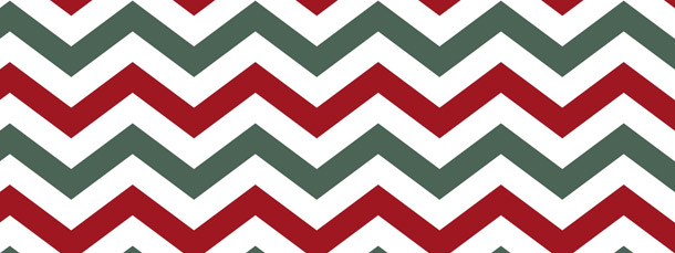 Christmas Theme Chevron Scrapbook Paper
