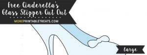 Cinderella’s Glass Slipper Cut Out – Large