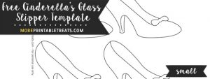 Cinderella’s Glass Slipper Template – Small
