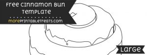 Cinnamon Bun Template – Large