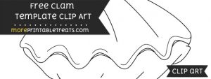 Clam Template – Clipart