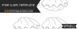 Clam Template – Small