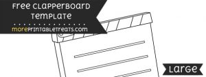 Clapperboard Template – Large
