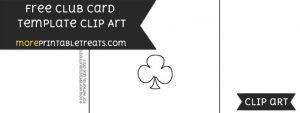 Club Card Template – Clipart
