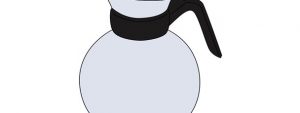 Coffee Pot Cut Out – Large