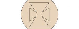 Communion Wafer Cut Out – Large