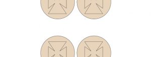 Communion Wafer Cut Out – Small