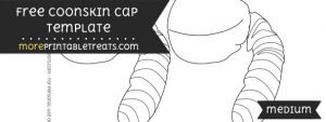Coonskin Cap Template – Medium