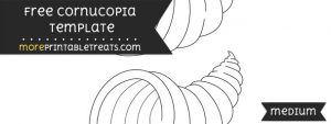 Cornucopia Template – Medium