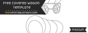 Covered Wagon Template – Medium