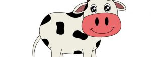 Cow Cartoon Cut Out – Large