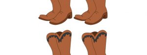 Cowboy Boots Cut Out – Small