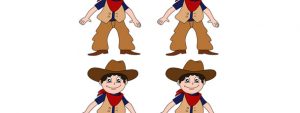 Cowboy Cut Out – Small