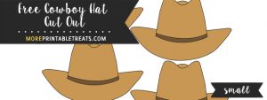 Cowboy Hat Cut Out – Small