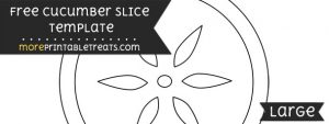 Cucumber Slice Template – Large