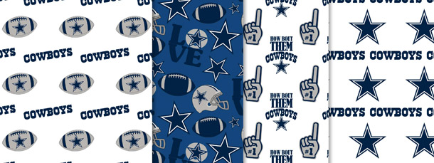 Free Dallas Cowboys Patterned Backgrounds